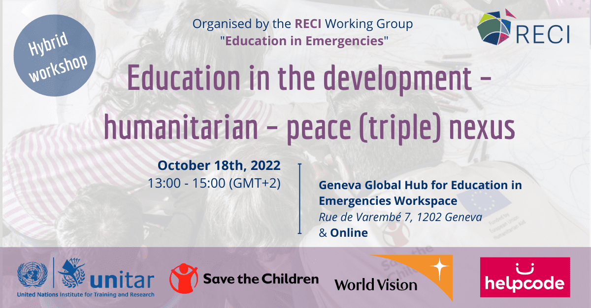 Hybrid-Workshop "Education in the development - humanitarian - peace ...